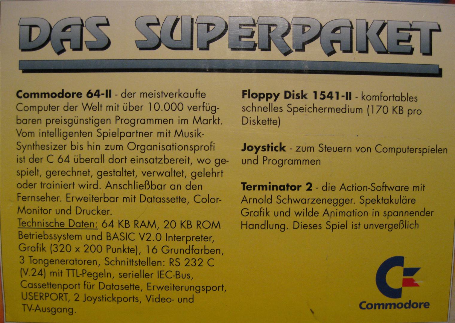 Terminator 2 (DE) – Commodore